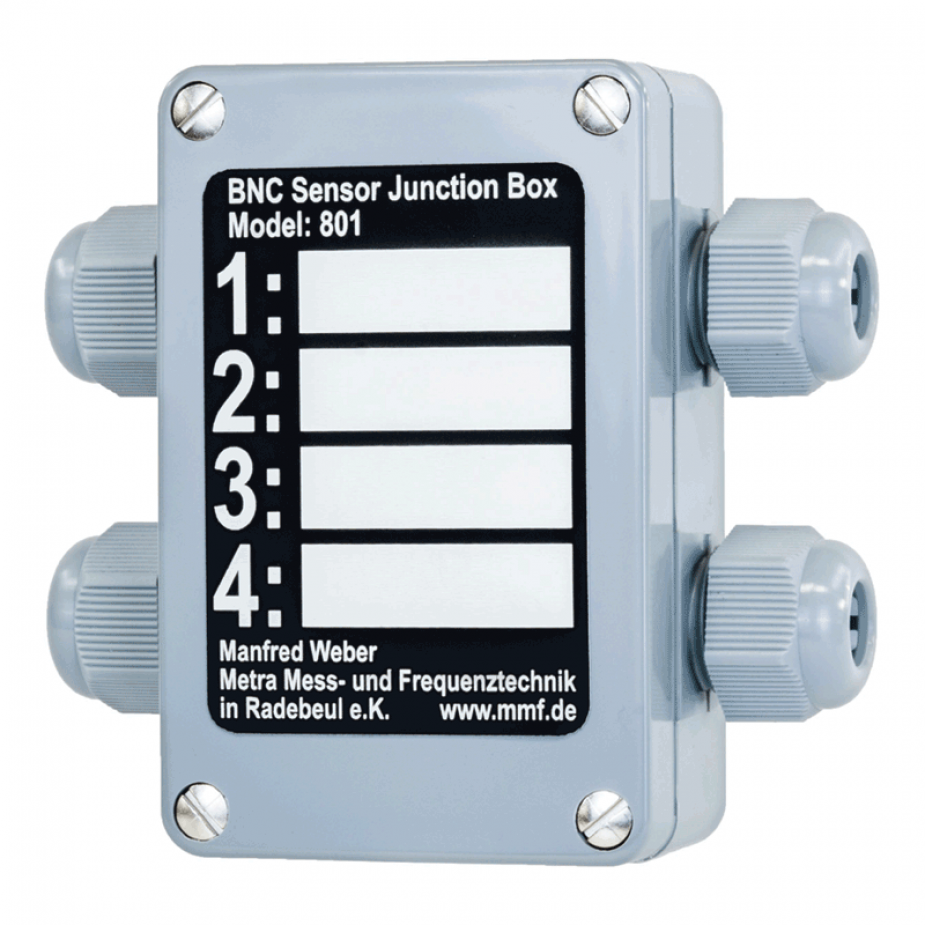 Quadruple Terminal Box for IEPE Transducers - MUHRAK محراك