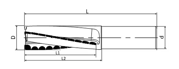 SPECIAL HELICAL ENDMILL - MUHRAK محراك